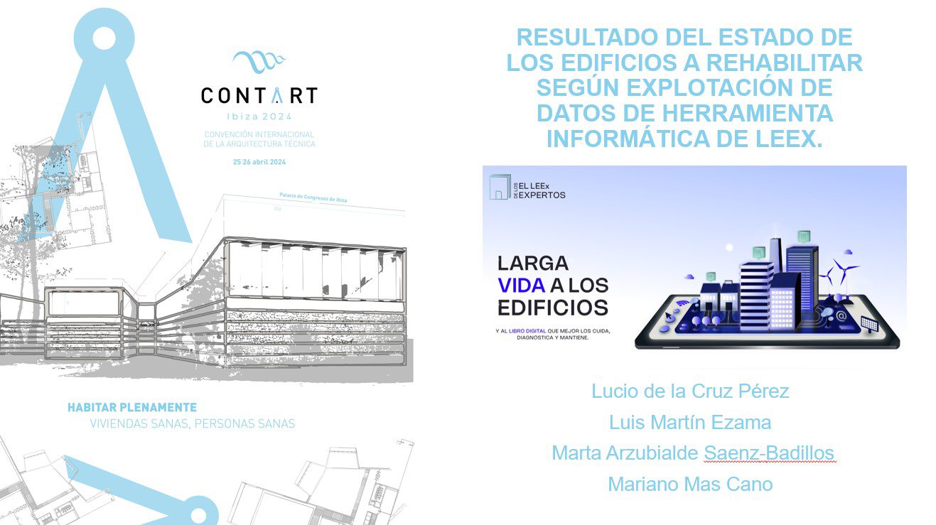 El Libro del Edificio Existente (LEEx) en CONTART 2024