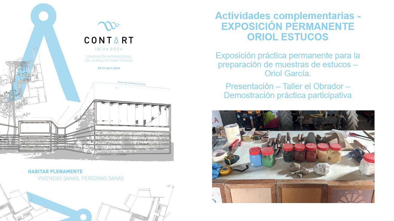 Taller “El Obrador: la cal” en CONTART.